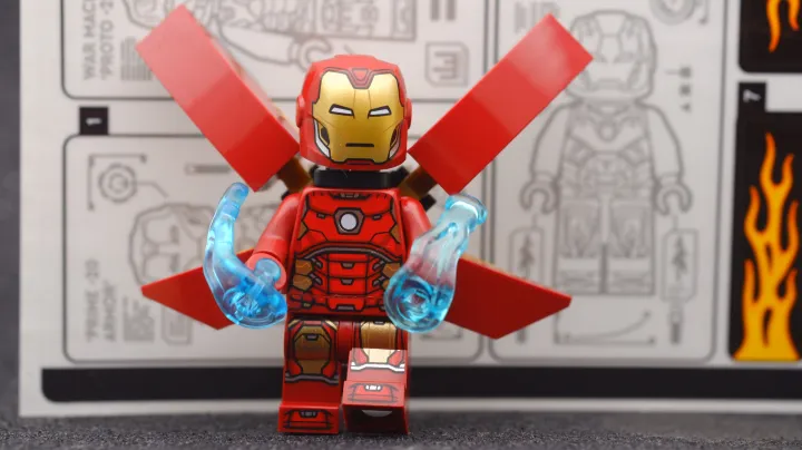 𝘗𝘓𝘖𝘠𝘉𝘙𝘐𝘊𝘒 LEGO - Iron Man Wings + Stickers - HERO MARVEL | Lazada.co.th