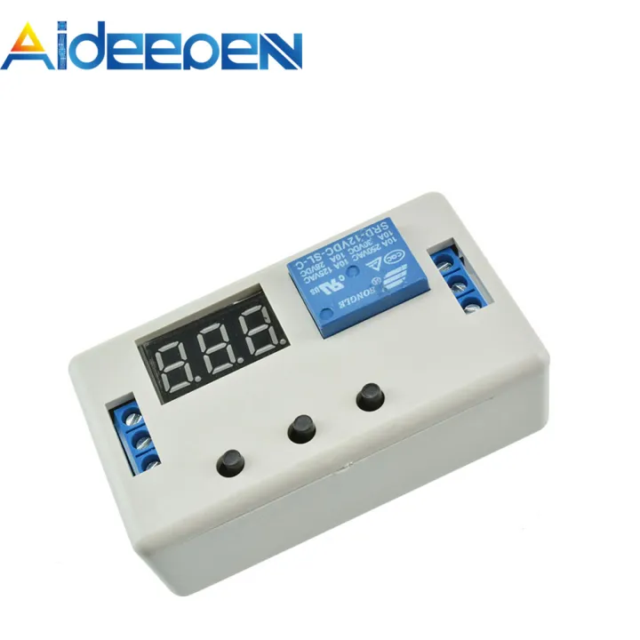 Original Diymore 12V LED Automation Delay Timer Control Switch Relay Module PCB Board With Case ...