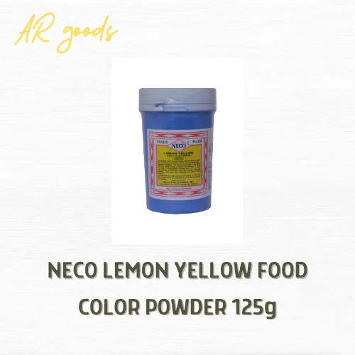 NECO Lemon Yellow Food Color Powder 125g | Lazada PH
