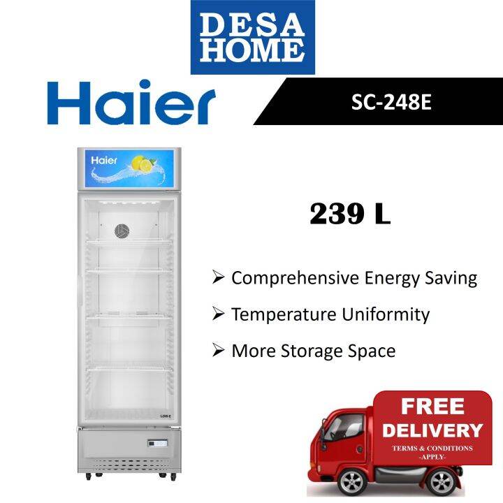 [FREE DELIVERY WITHIN KL] HAIER SC-248 / SC-248E 240L SHOWCASE FREEZER ...