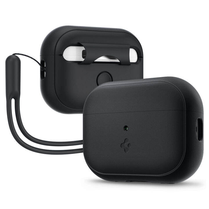 Spigen AirPods Pro 2 Case Silicone Fit + Strap AirPods Pro 2nd Gen ...