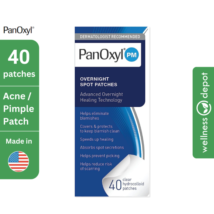 Panoxyl PM Overnight Spot Acne Patch / Pimple Patch / 40 pieces ...