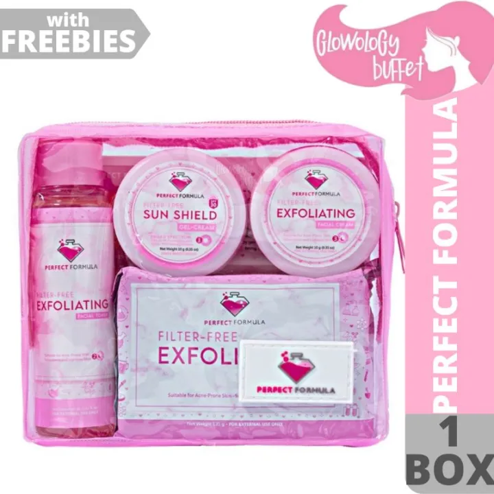 COD Perfect Formula Filter free Exfoliating Facial set | Lazada PH