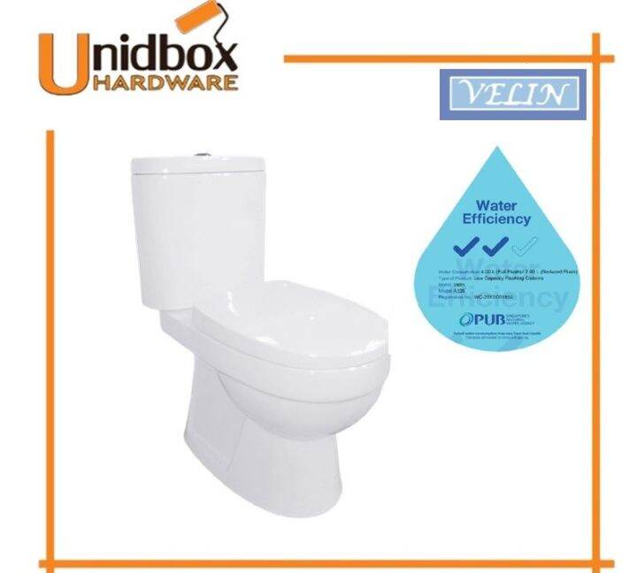 VELIN 139 Toilet Bowl /WATER CLOSET/WC/UNIDBOX/BATHROOM/FLUSING/WATER ...