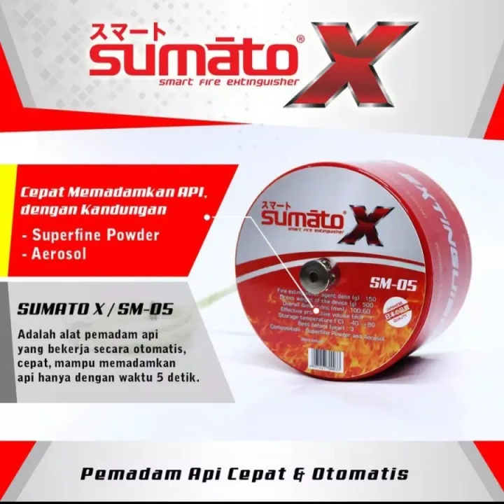 Sumato Pemadam Api Otomatis SM 05 Fire Extinguisher Sumato X | Lazada ...