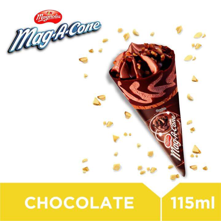 Magnolia Mag-A-Cone Chocolate (10 Cones, 115ml Each) | Lazada