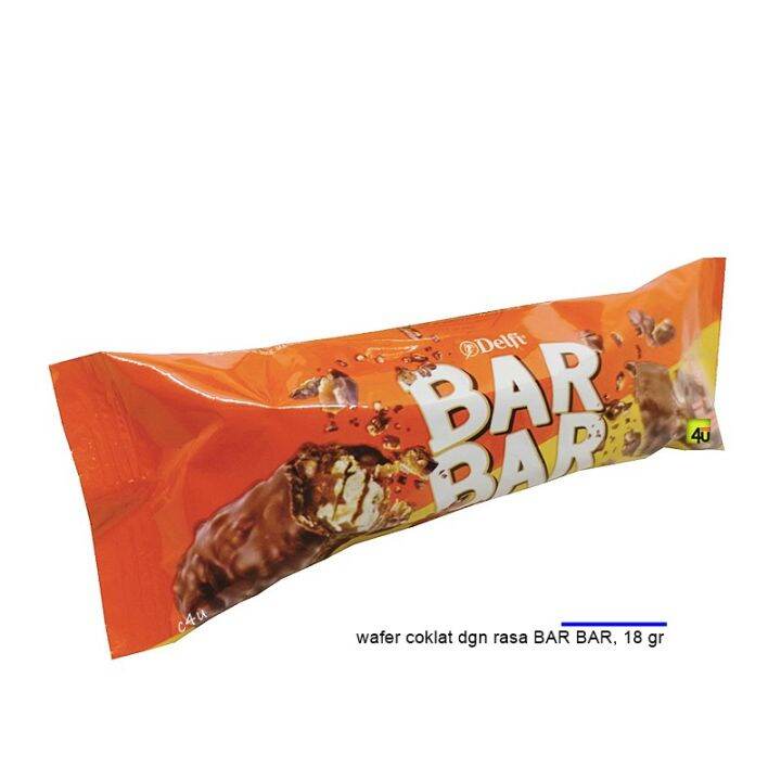 Delfi BAR BAR - Crispy Chocolate Wafer - 18gr | Lazada Indonesia