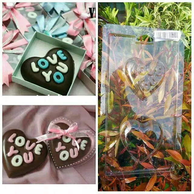 Cetakan Coklat Love You Hati Besar | Lazada Indonesia