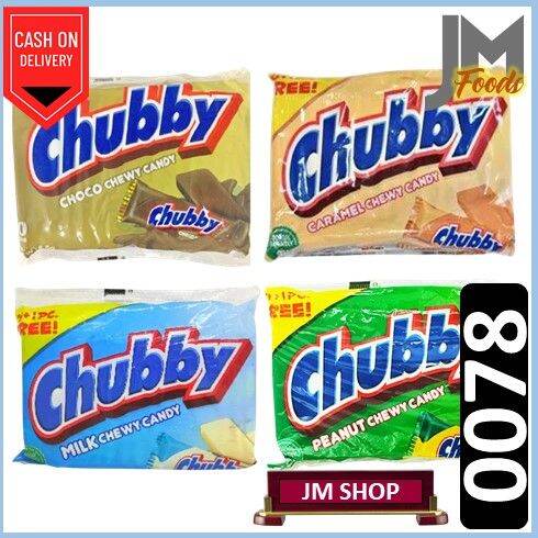 JM FG-0078 | JM Foods | Chubby Soft Candy | 20's [ Chocolate | Milk ...