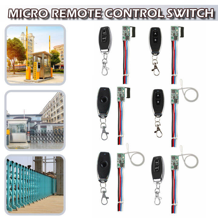 Idealhere Mini Relay Wireless Switch 433Mhz Secure Remote Control Relay ...
