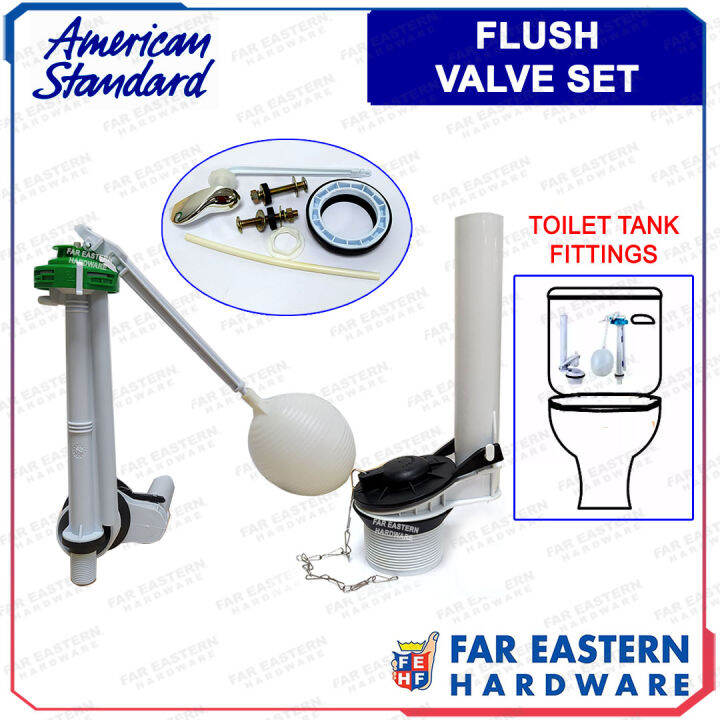American Standard Toilet Flush Valve Tank Fitting Set | Lazada PH