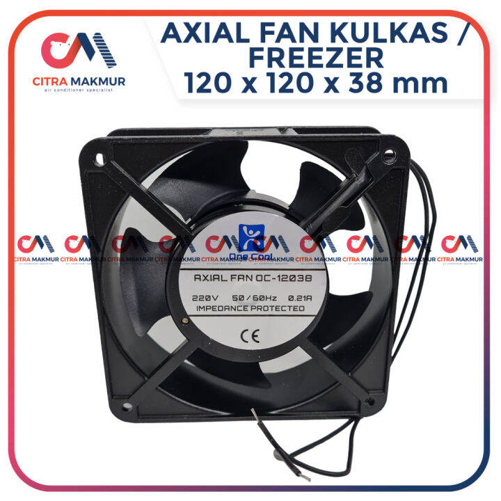 Axial Fan Kipas Pendingin Kondensor Evaporator Chiller Freezer Kulkas ...