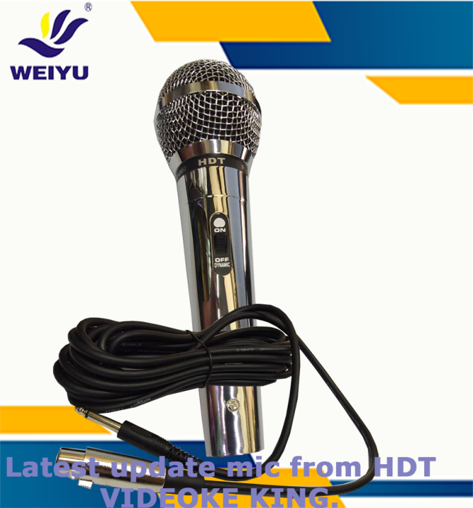WEIYU P-98i HDT Heavy Duty Professional Dynamic Microphone 6meter | Lazada PH