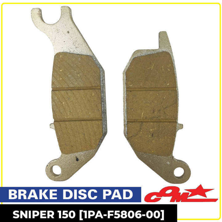Comstar Yamaha Sniper 150 Rear Brake Disc Pad [1PA-F5806-00] | Lazada PH