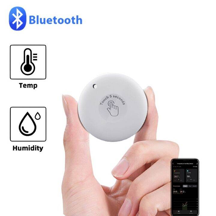 Mini Indoor Temperature Hygrometer Meter Bluetooth Temperature Humidity ...