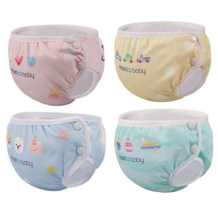 Reusable Swim Diaper Cartoon Pattern Baby Swim Underwear Waterproof ...
