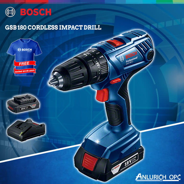 GSB 180-LI CORDLESS IMPACT DRILL BOSCH | Lazada PH