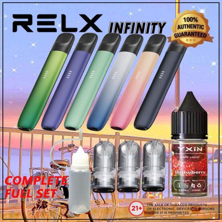 【Full set 5th】rel x essential device vapr full set rel x infinity set ...
