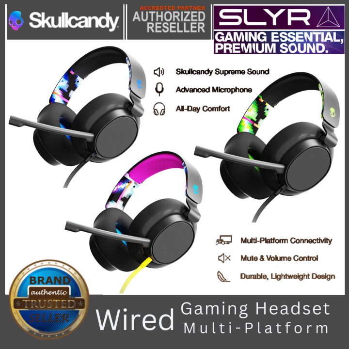 SKULLCANDY SLYR Multi-Platform Gaming Essential Headset Premium Sound ...