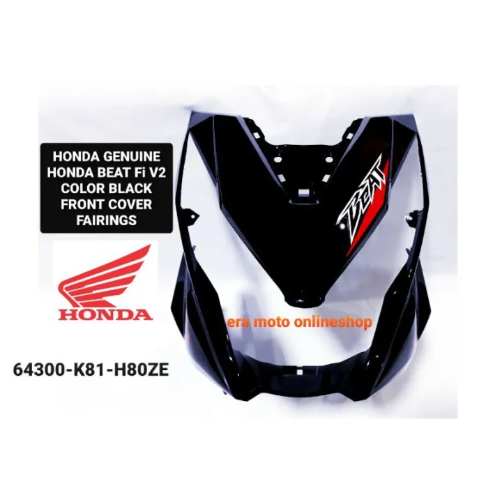 Spot segundo Honda Beat Fi V2 Front Cover Fairings BLACK ( HONDA ...