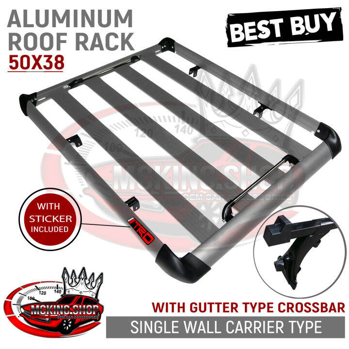Aluminum Roof Rack / Roofrack Top Load / Topload Single Wall Type Cargo ...