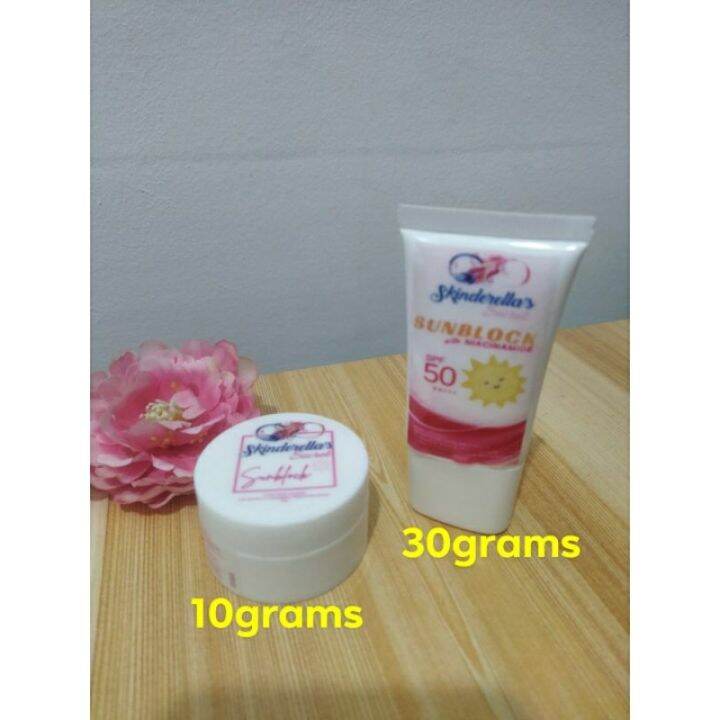 explosive SKINDERELLA SECRET SUNBLOCK 10g/30g WITH SPF 50 Niacinamide ...