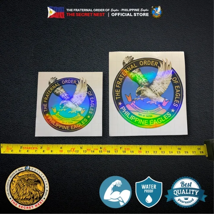 Hologram Reflectorized Laminated TFOE-PE Sticker (The Fraternal Order ...