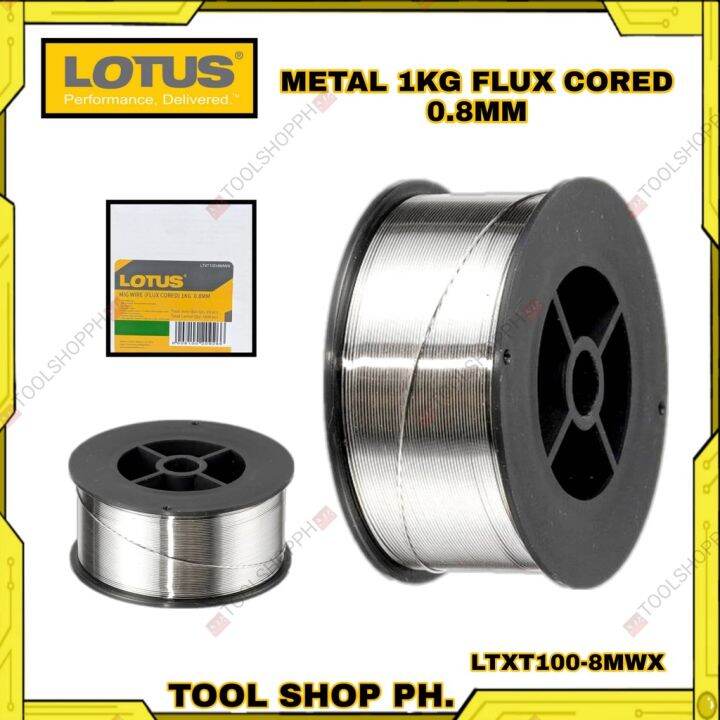 LOTUS 0.8MM / GREENFIELD 0.9MM Wire Flux Cored for Metal MIG Welding 1KG | Lazada PH