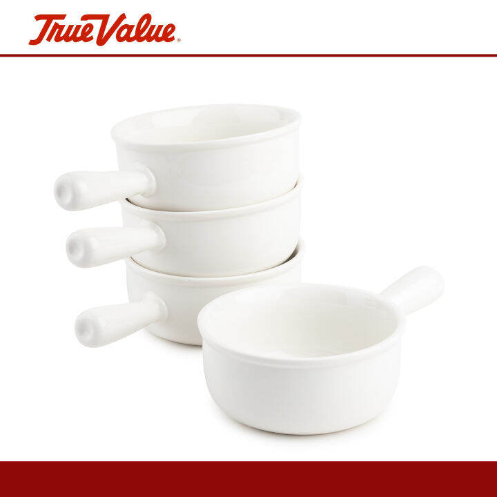 Core Ceramic Soup Bowl 4pcs White (40364) | Lazada PH