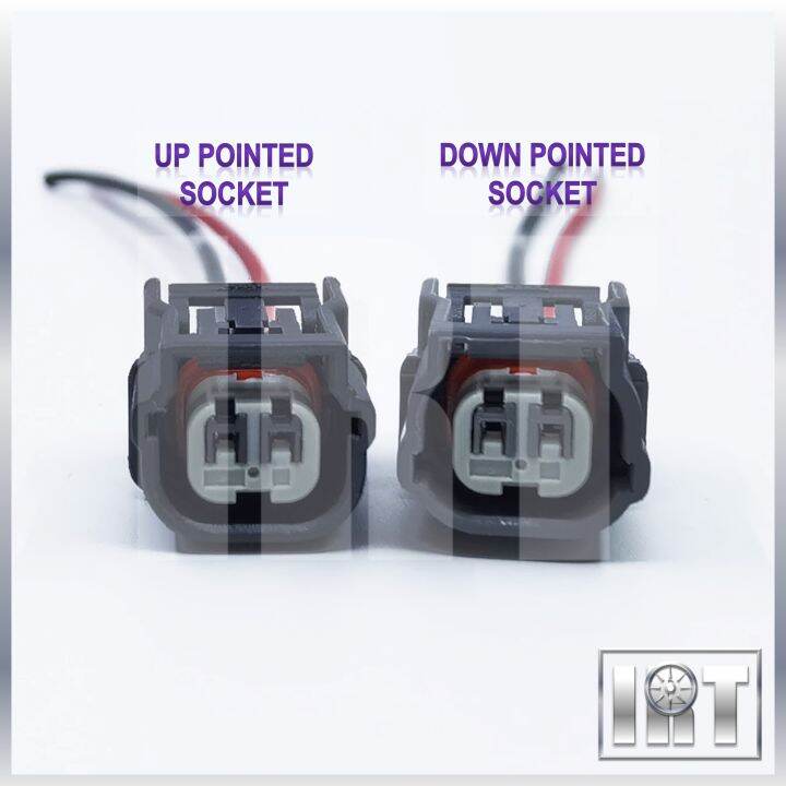 2 Pin Fuel Injector Socket Yamaha Honda V2 RS150 Y15 Jupiter MX King ...