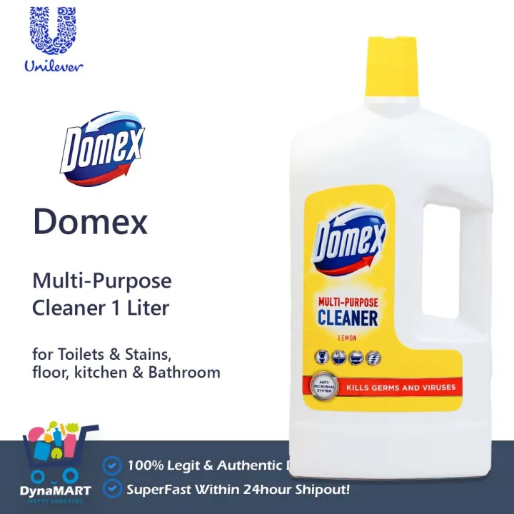 Domex Multipurpose Cleaner Lemon 1L Domex Big Domex Yellow Domex 1Liter ...