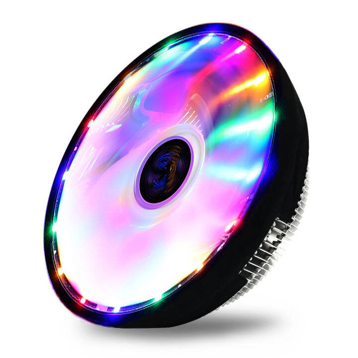 LED CPU Cooler PC Cooling 120มม. หม้อน้ำพัดลมสำหรับ LGA 775 1150 1151 ...