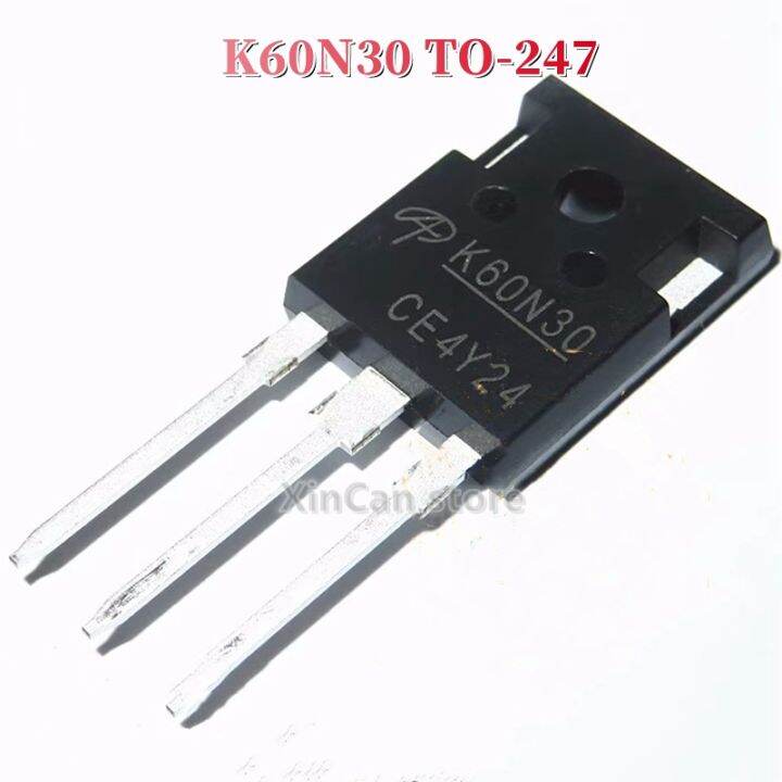 2pcs K60N30 TO-247 AOK60N30 TO247 60A/300V N-channel MOSFET Transistor ...