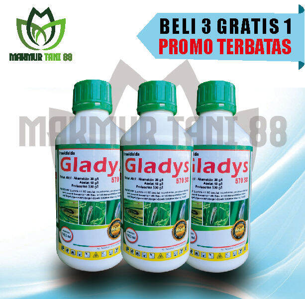 INSEKTISIDA GLADYS 510 SC BAHAN AKTIF ABAMECTIN 30 G/L, ASEFAT 40 G/L ...