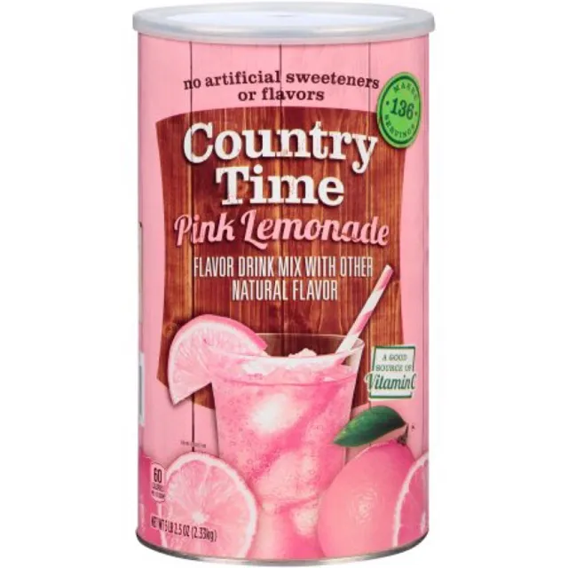 COUNTRY TIME Pink Lemonade Powder Juice | 2.33kg | Lazada PH
