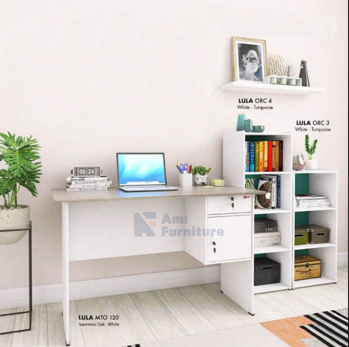 Meja kerja meja kantor meja tulis meja belajar murah LULA MT 120 ACTIV | Lazada Indonesia