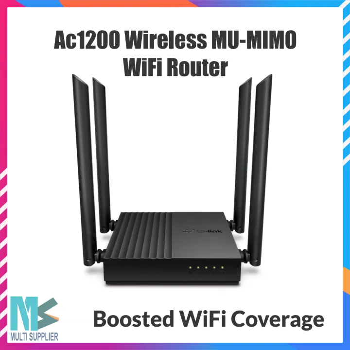 Tp-Link Archer C64 AC1200 Dual-Band Wi-Fi Router TpLink Archer C 64 ...