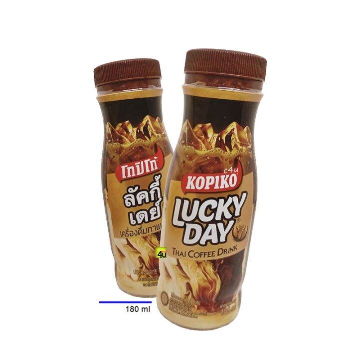 KOPIKO Lucky Day - Thai Coffee Drink - 180ml Botol RTD | Lazada Indonesia