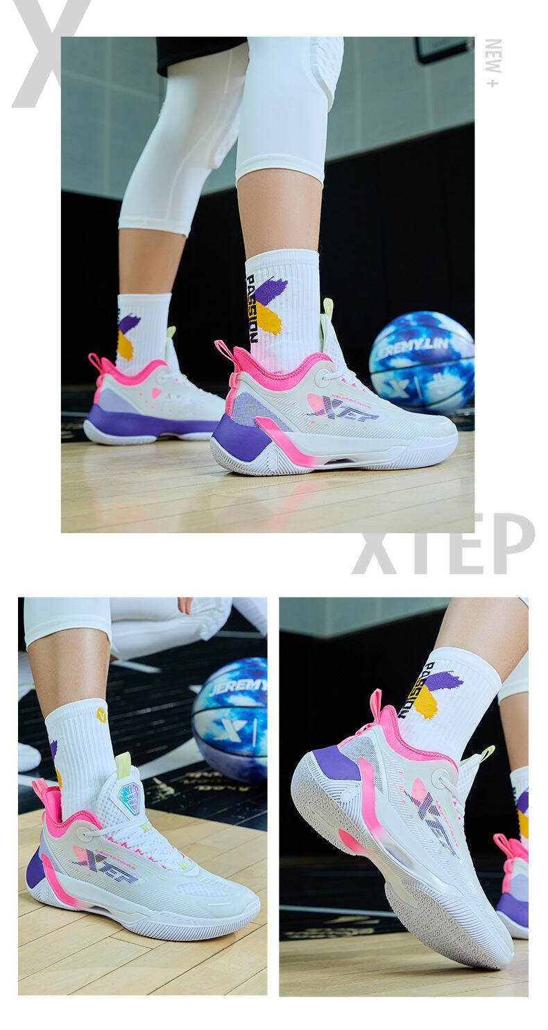 Xtep[Levitation 6low]รองเท้าบาสเก็ตบอลผู้ชาย ดูดซับแรงกระแทก โลว์ท็อป ...