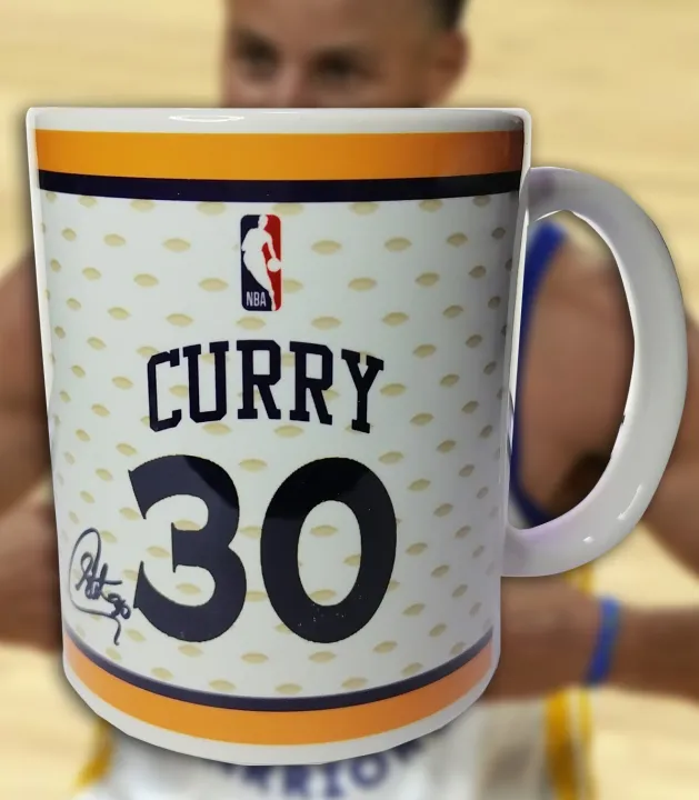 Steph Curry Warriors White NBA Ceramic Mug | Lazada PH