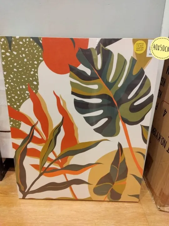 Frame Monstera Colourful Kaison | Lazada