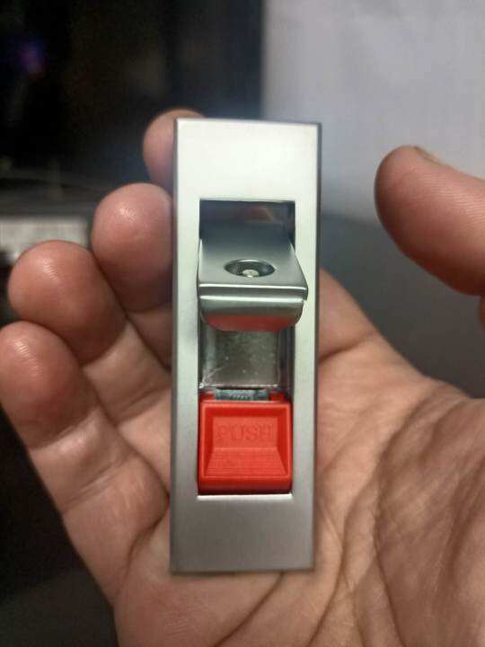 EURA Red Button Push Lock MS603-3-2R | Lazada PH