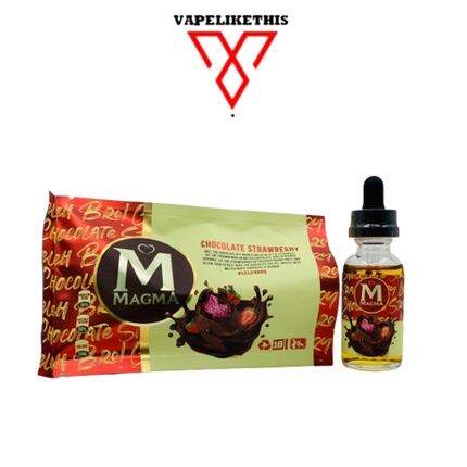 Magma Creamy Series Freebase 30ml Strawberry Chocolate | Lazada