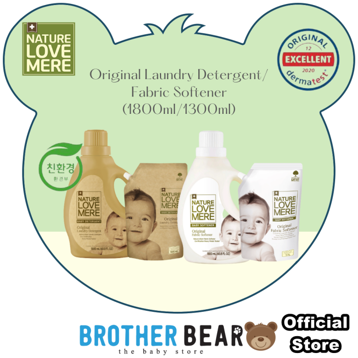Nature Love Mere Baby Laundry Detergent/ Fabric Softener (Original ...