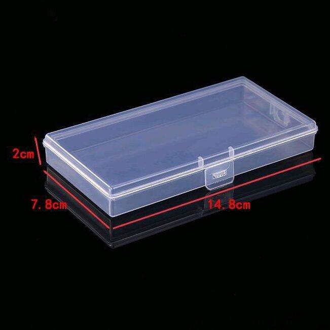 PP Small Transparent Plastic Storage Box Clear Multipurpose Display Box ...