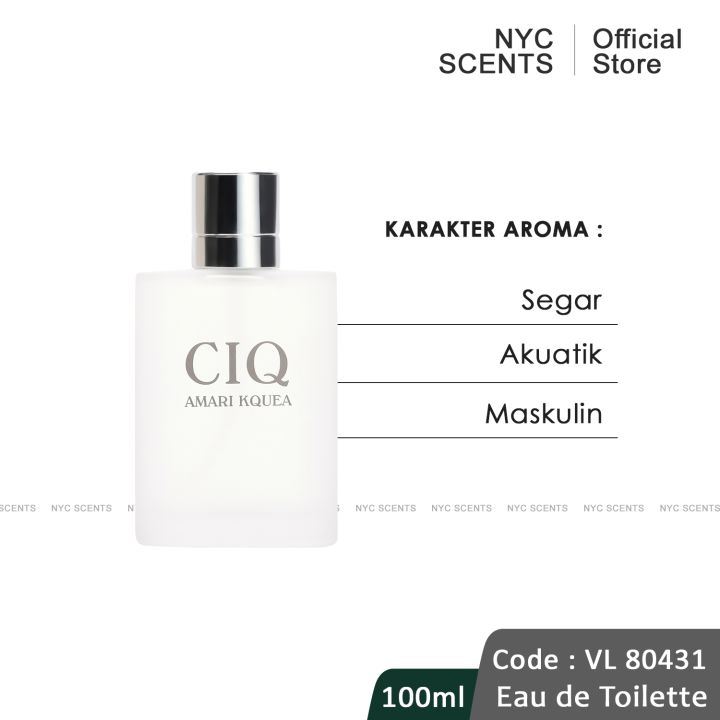 Parfum CIQ Amari Kquea Pria Tahan Lama 24 Jam Terwangi Parfum 100ml | Lazada Indonesia