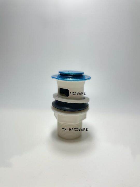 Bathroom Basin Pop Up Waste (OVERFLOW) Push Open Close Type [WITH ...