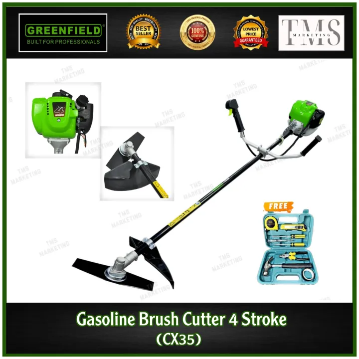 GREENFIELD 4 Stroke Brush Cutter CX35 with Free Tool Set | Lazada PH