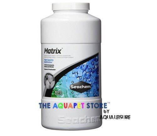 (500ml) SEACHEM Matrix Controls ammonia, nitrite, and nitrate for ...