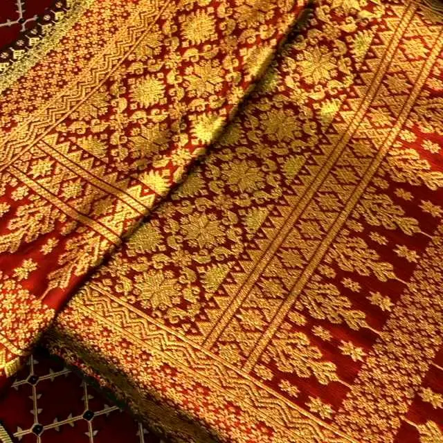 songket tenun palembang/tenun asli palembang/songket lepus. | Lazada Indonesia